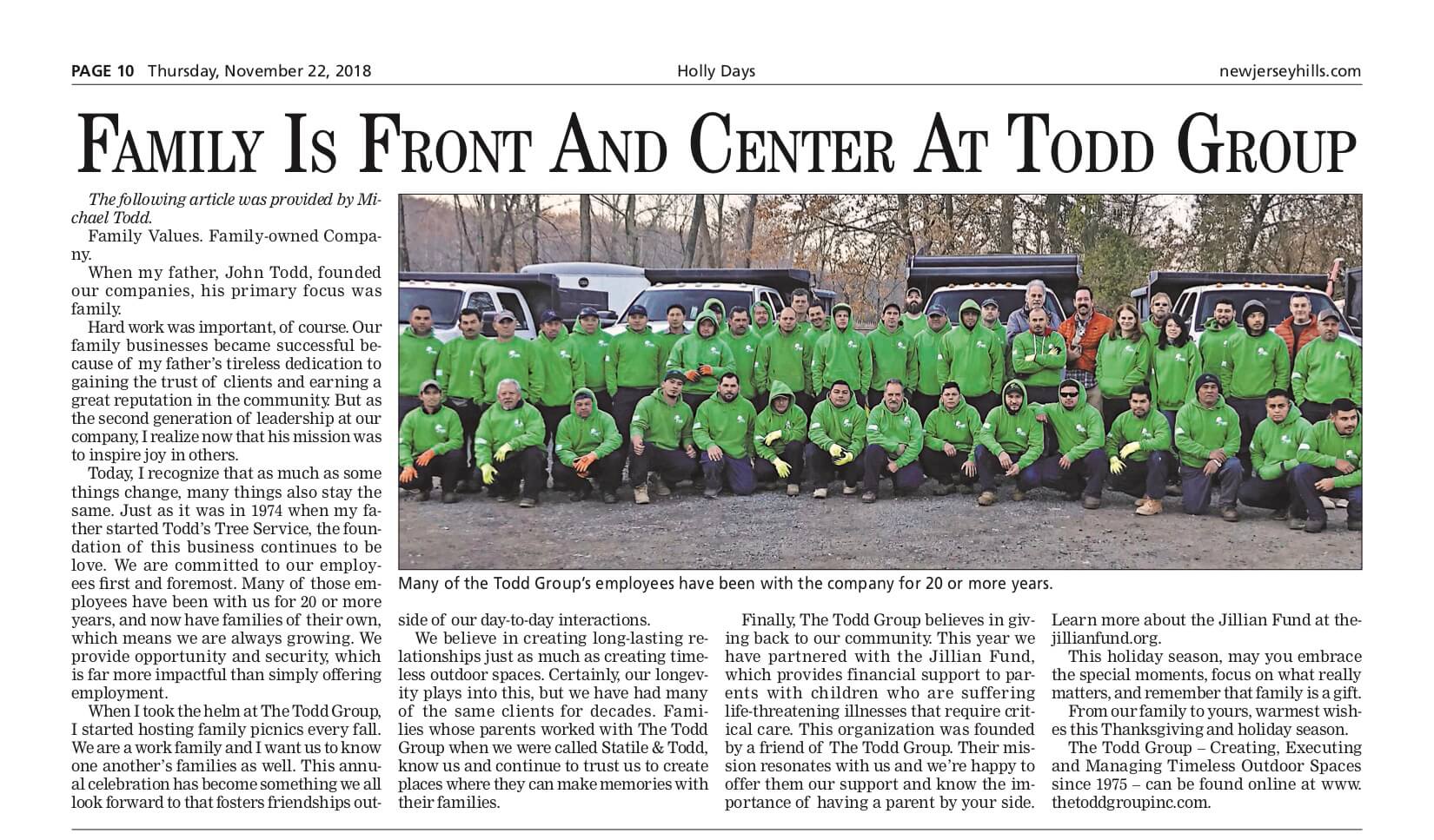 Family is Front and Center at The Todd Group - The Todd Group